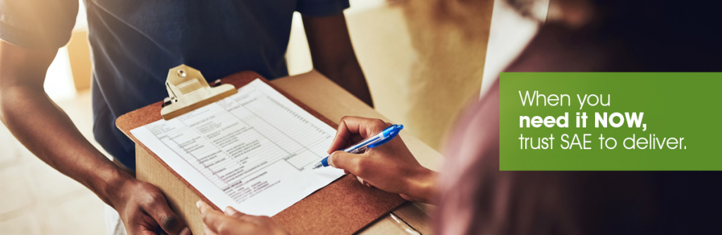 Same day delivery | SAE